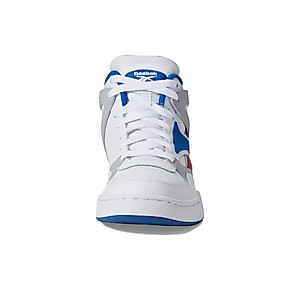 Reebok Unisex BB4590 High Top Basketball Shoe, White/Vector Blue/Vector Red, 11 US Men