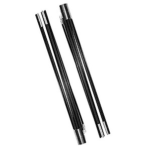 Camping Tent Pole, Fiberglass Tent Pole Repair Kit 4.48M 2Pcs Fiberglass Camping Tent Pole Bars Outdoor Foldable Support Rods Awning Frames Kit for 5-6 Person Camping Tent