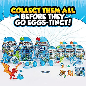 Smashers Dino Ice Age Mammoth Series 3 by ZURU Surprise Egg with Over 25 Surprises! - Slime, Dinosaur Toy, Collectibles, Toys for Boys and Kids, Blue