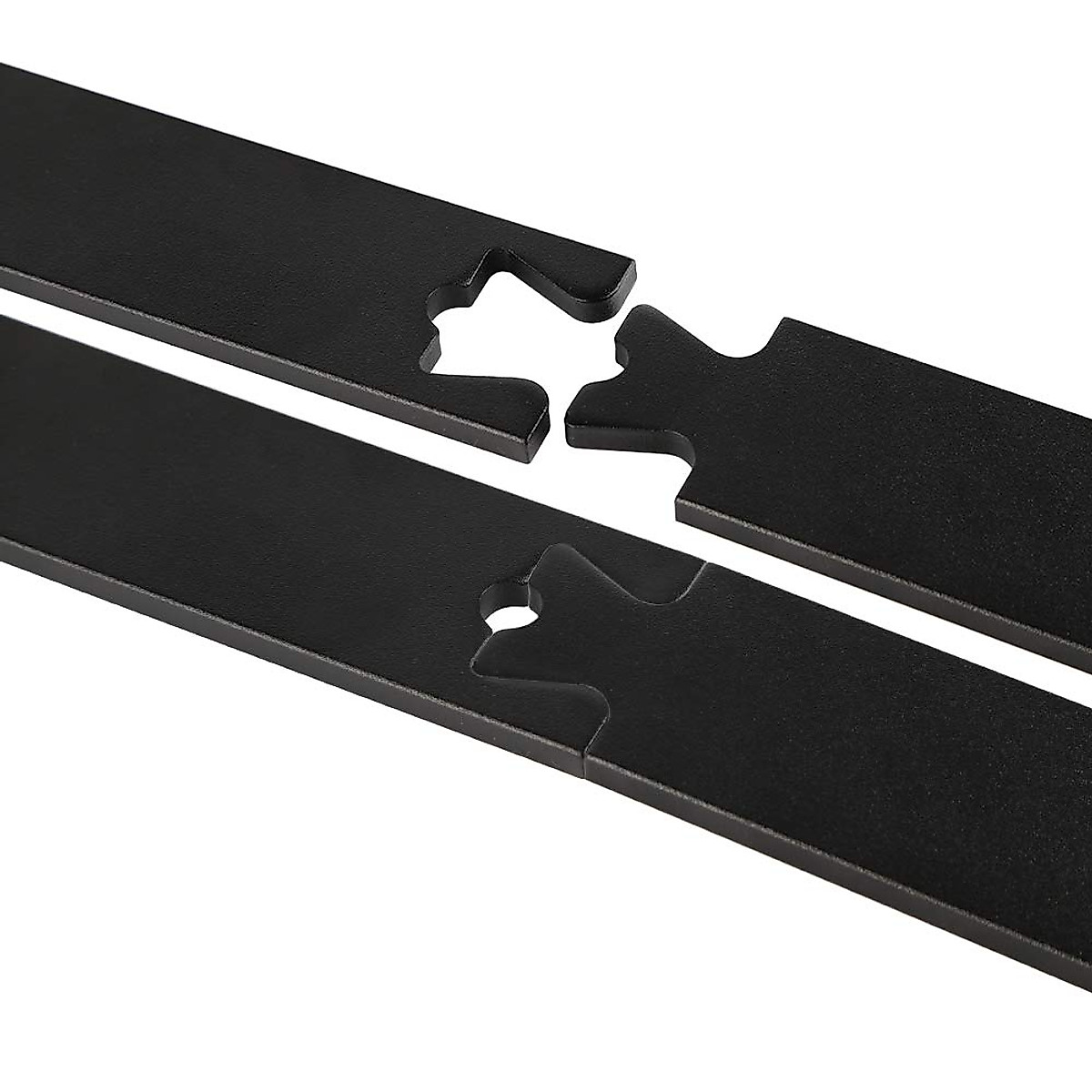 WOHLLEBEN 6 Feet Heavy Duty Sliding Barn Door Hardware Kit Easy to Install, Smoothly and Quietly, Sliding Doors Hardware Track Kit Suitable for Bedroom and Barn Storage(Classic, 72.04 inch)