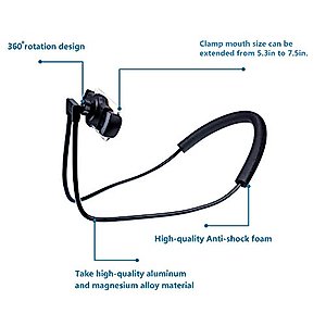 LHIABNN Universal Cell Phone Holder,Neck and Waist Hanging Lazy Phone Bracket Stand Free Rotating Mounts with Multiple Function