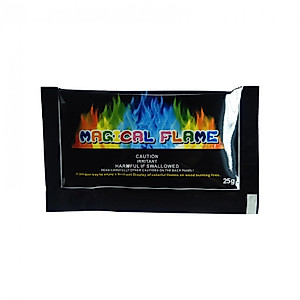 Mllkcao Flames Color Changing Packets Fire Pit, Creates Colorful Flames for Wood Burning Fires