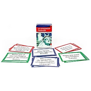 US Citizenship Flash Cards 2025 and 2026: USCIS Naturalization Test Flashcards Study Guide with All 100 Civics Exam Questions and Answers [2nd Edition]