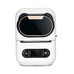 VIBY Portable BT Label Maker Thermal Label Printer with Rechargeable Battery Compatible with iOS Android Smartphone (Color : OneColor)