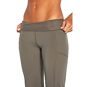 Jessica Simpson Sportswear Women's Standard Tummy Control Bootcut Pocket Pant, Gunmetal, Large