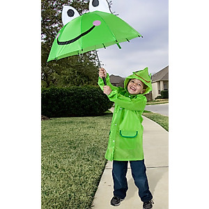 Cloudnine Children's Froggy Raincoat, for Ages 5-12 One Size fits All
