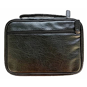 White Dove Designs Bible Cover-Antique Leather Look-X Large-Black