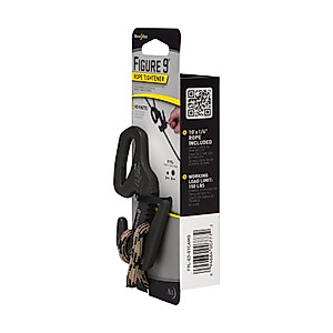 NITE IZE F9L-03-01CAMO Figure 9 Rope Tightener, Large, Black