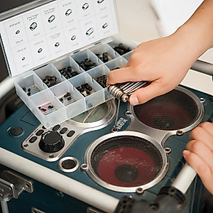 NEIKO 50484A Internal Hex Allen Set Screw Assortment Kit, Coarse and Fine Thread Screws with Full-Steel Construction, 200-Piece Set