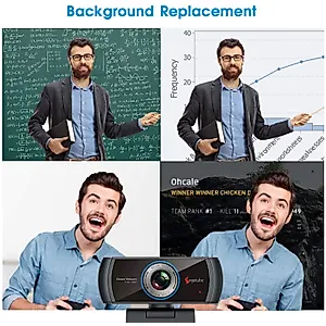 Angetube 1080P Webcam for Streaming, 920 PC Web Camera Calling Video Recording Cam for Windows Mac Conferencing Gaming Xbox Skype OBS Twitch Xsplit GoReact with Microphone & 100-Degree View Angle