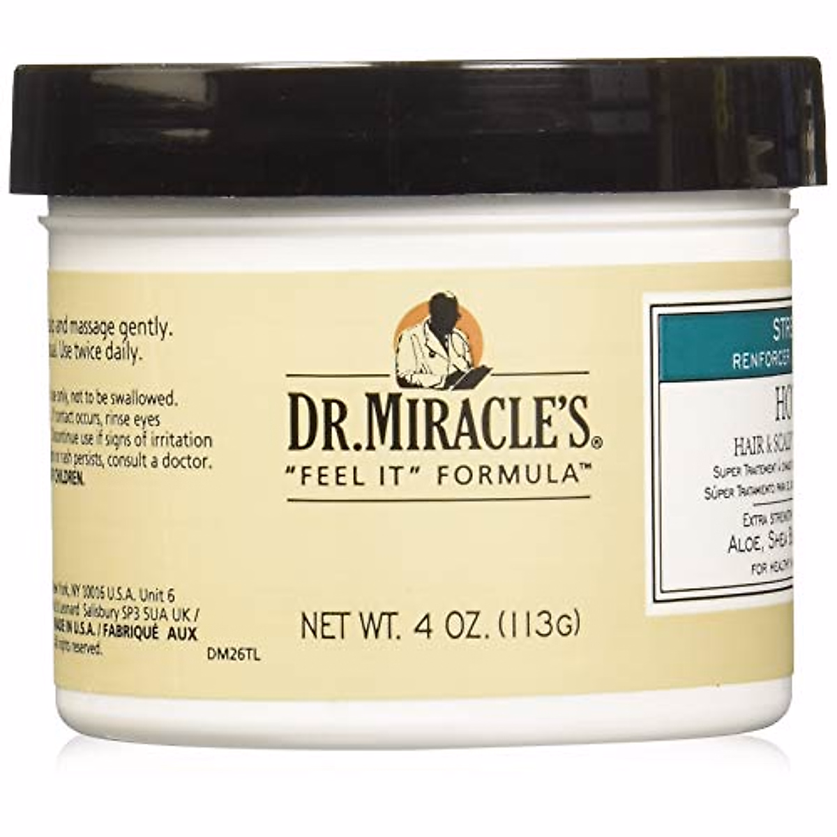 Dr. Miracle's Dr. Miracles Feel It Formula Hot Gro Hair & Scalp Treatment Conditioner 4 Oz