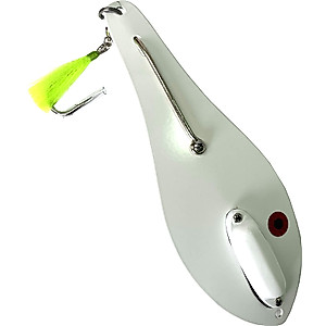 Tournament Grade Tackle - TGT 10.5 Inch Rattling Bunker Spoon (White/White)