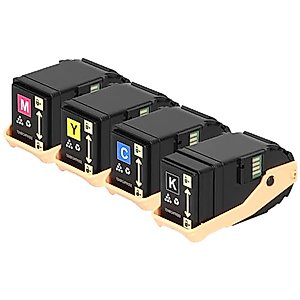 SAIDING 106R02605 106R02599 106R02600 106R02601 Remanufactured 7100 Toner Cartridge Replacement for Xerox Phaser 7100 7100DN 7100N Printer (4-Pack)