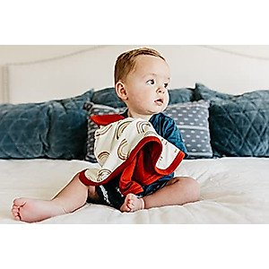 3-Layer Knit Security Blanket Set Sized 16" x 16" 2-Pack "Kona" by Copper Pearl