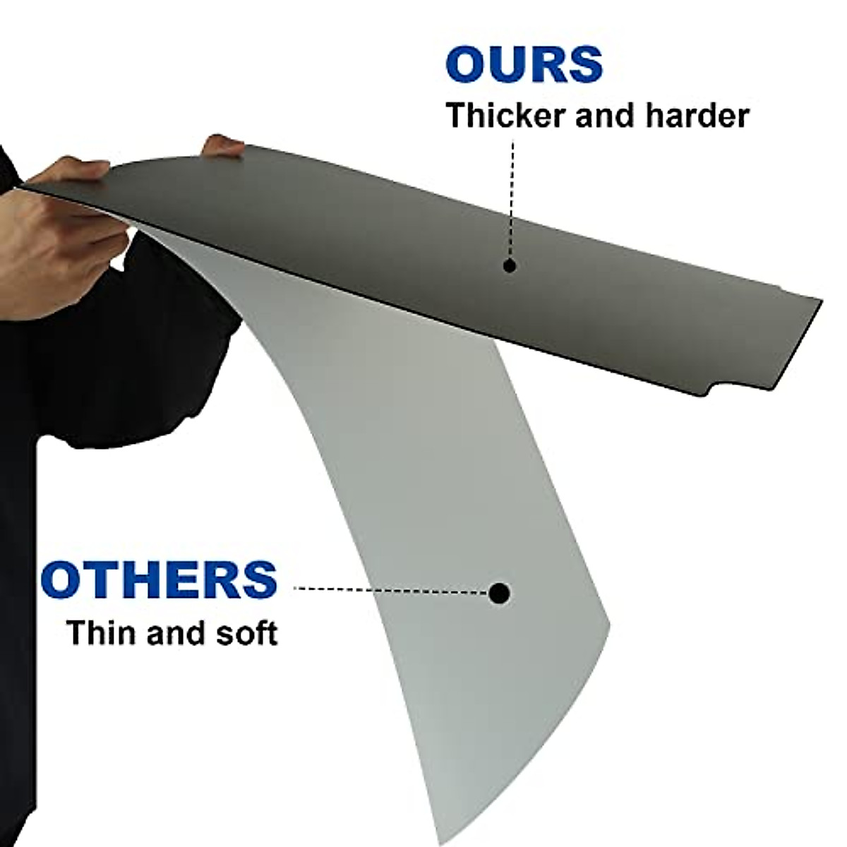 Shelf Liners for Wire Shelf Liner Shelving 14" X 36",Black Plastic Pantry Wire Rack Metal Shelf Liner for Wire Shelves Shelving Accessories Frosted Translucent