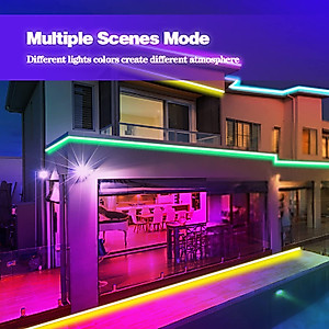 KEXU 65.6 ft Led Lights for Bedroom Led Strip Lights Led Light Strips with App Music Sync Lights for Bedroom Led Lights for Room Decoration