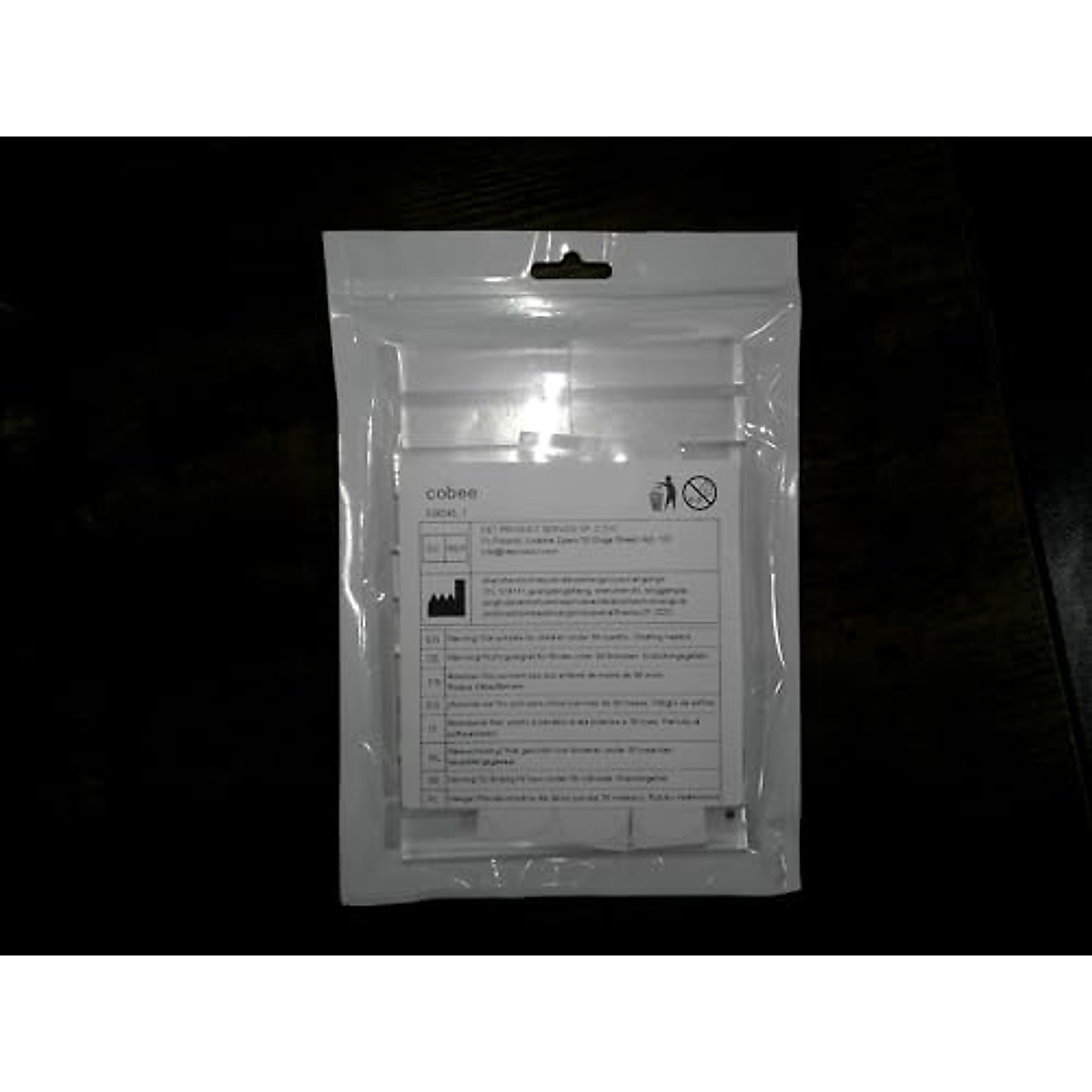 cobee Clear Acrylic Sign Display Holders, 10 Pcs Table Numbers Slot Stand, Clear Place Card Holders, Wedding Sign Holders, Slot Table Numbers Display Stands for Numbers Photos Office Menu Meeting