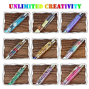 27 PACK Colorful Empty Tube Floating DIY Pens,Building your favorite Liquid Sand Pens Gift