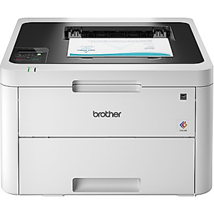 Brother HL-L3230CDW Compact Digital Color, Providing Laser Printer Quality Results with Wireless Printing and Duplex Printing, Amazon Dash Replenishment Ready, White