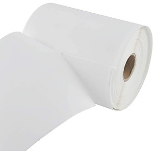 L LIKED 4"x 6" Direct Thermal Labels White Perforated Shipping Labels, 250 Labels per Roll, 4 Rolls - Compatible with Direct Thermal Printers