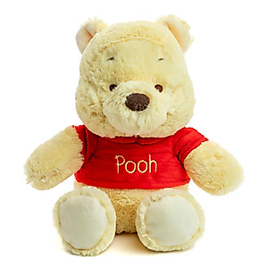 KIDS PREFERRED Disney Baby Winnie the Pooh and Friends Stuffed Animal with Jingle and Crinkle, Pooh 9”, Standard Safe for All Ages