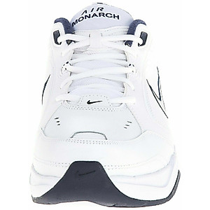 Nike Men's Walking, White Metallic Silver Navy Blue, 9