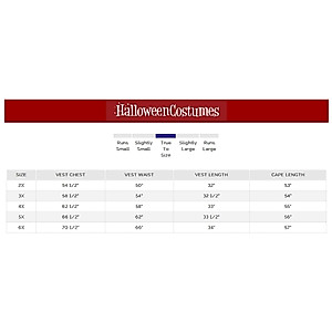 Fun Costumes Plus Size Deluxe Men's Vampire Costume 2X 3X 4X 4X