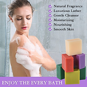 DBEAUTYM 12 Pack Bar Soap Gifts,Easter Basket Stuffers for Teen Girls,Mothers Day Gifts for Mom,Bridesmaid Gifts,Teacher Appreciation Gifts Nurse Gifts Bath Soaps Hands Wash Bar Travel Size Soap Bar