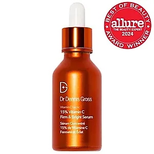 Dr Dennis Gross Vitamin C Lactic 15% Firm & Brighten Serum: Visibly Improve Signs of Aging, 1 oz