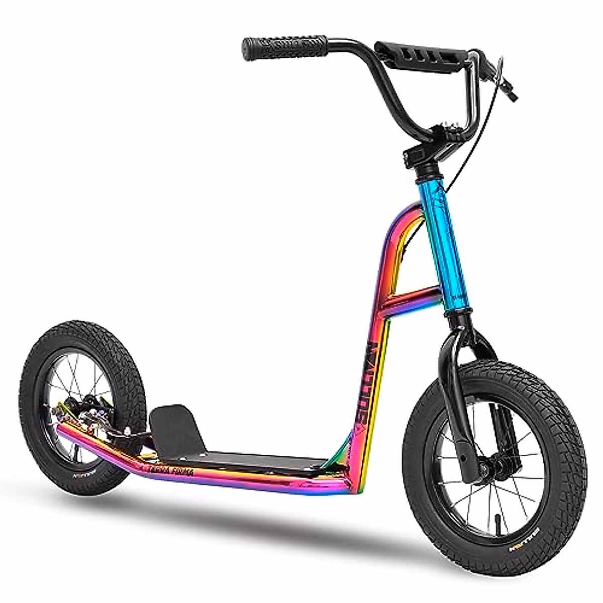 SULLIVAN Terra Firma All-Terrain BMX Scooter, Premium Quality, Push Scooter for Ages 6 to 12 Years, Kick Scooter, 12 inch Wheels, Fast Rolling Tires, Powerful Brake, Comfortable Grips, Safety Pad