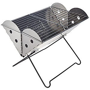 UCO Flatpack Portable Stainless Steel Grill and Fire Pit