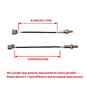 O2 Oxygen Sensor Upstream Downstream 2Pcs Compatible with Honda CR-V Replaces# 234-9005, 234-4125