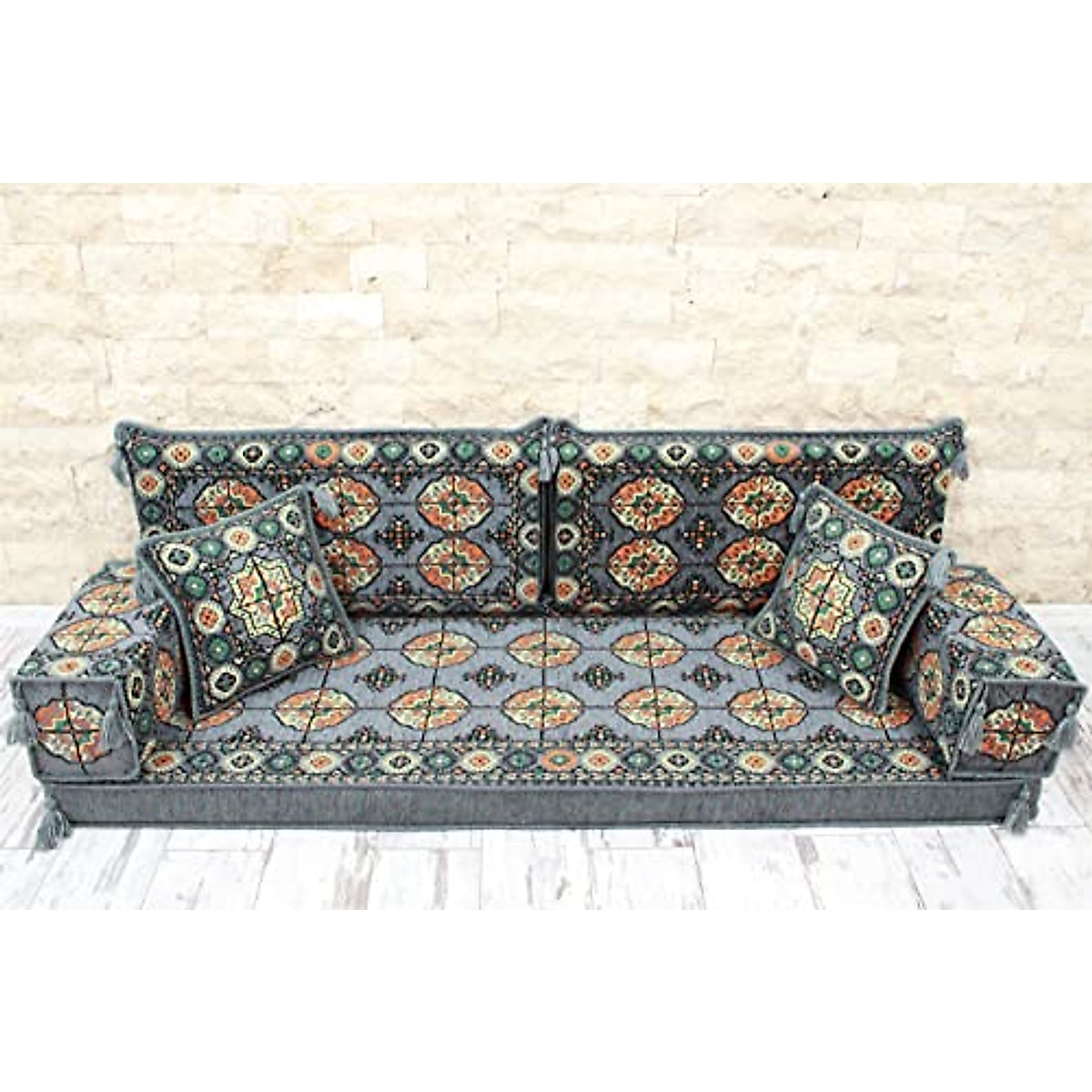 Arabic Majlis Sofa, Arabic Floor Seating, Floor Seating Sofa, Arabic Couches (With STANDARD FOAM)