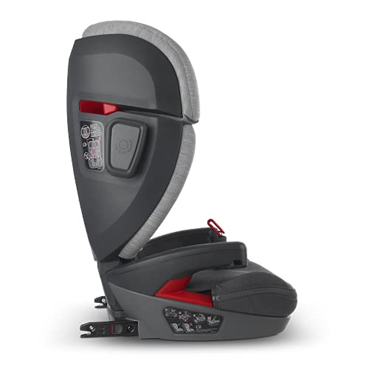 UPPAbaby ALTA Booster Seat - Jake (Black Melange) + Extra Cup Holder for ALTA