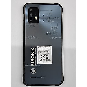 UMIDIGI Rugged Unlocked Smartphones, Bison X10 4G+64GB IP68/IP69K Waterproof Shockproof Phone Helio P60 Android 11 6.53" FHD+ 6150mAh Fast Charge NFC Rugged Smartphone