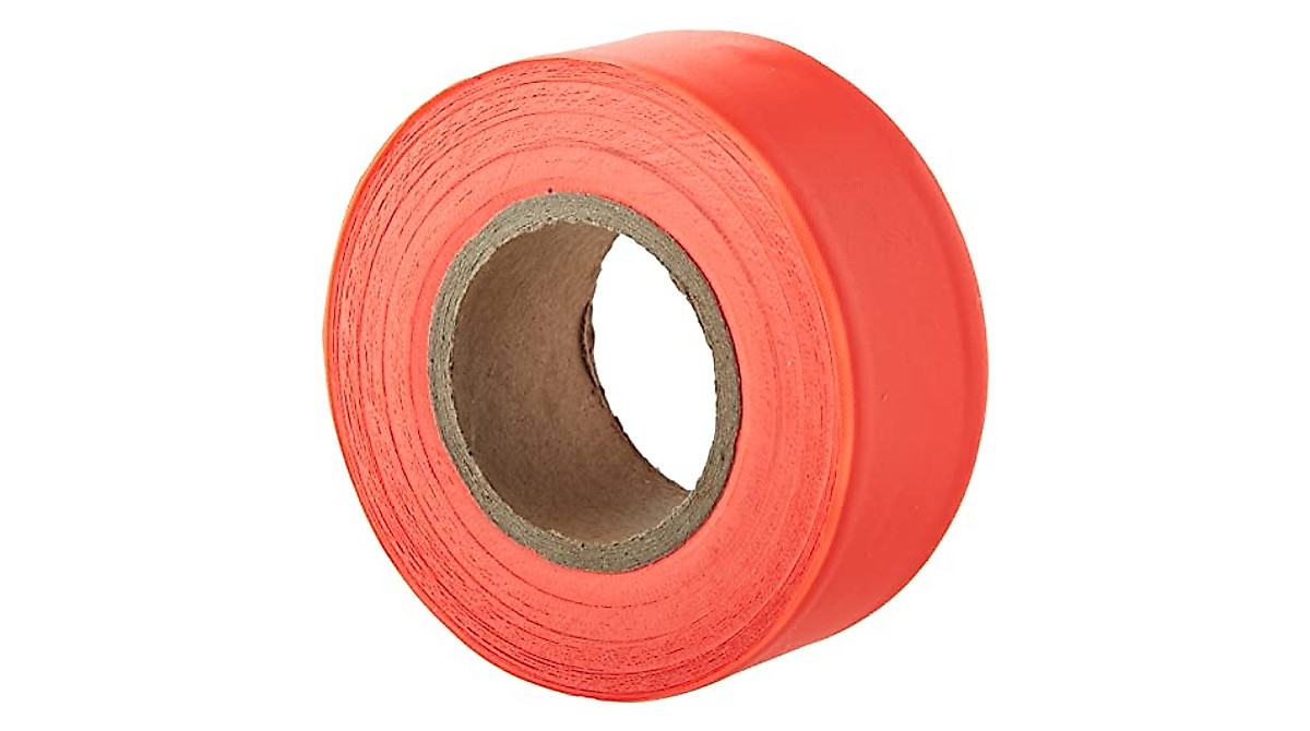 Hanson C H Fluorescent Orange Flagging Tape - Durable & Bright