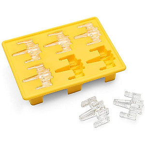 INKU Star wars silicone mold set Star wars ice and chocolate cubes: Stormtrooper, Darth Vader, X-Wing Fighter, Millennium Falcon, R2-D2, Han Solo, Boba Fett, Death Star