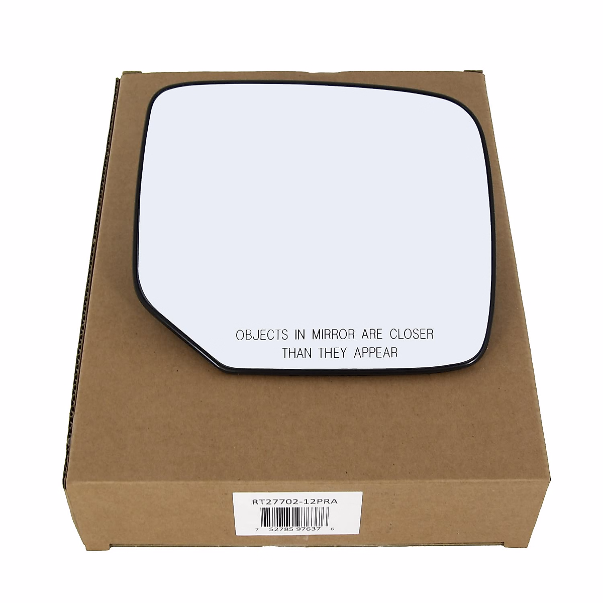 Passenger Side Mirror Glass Assembly With Plastic Backing Plate Heated Compatible with 2009-2015 Honda Pilot