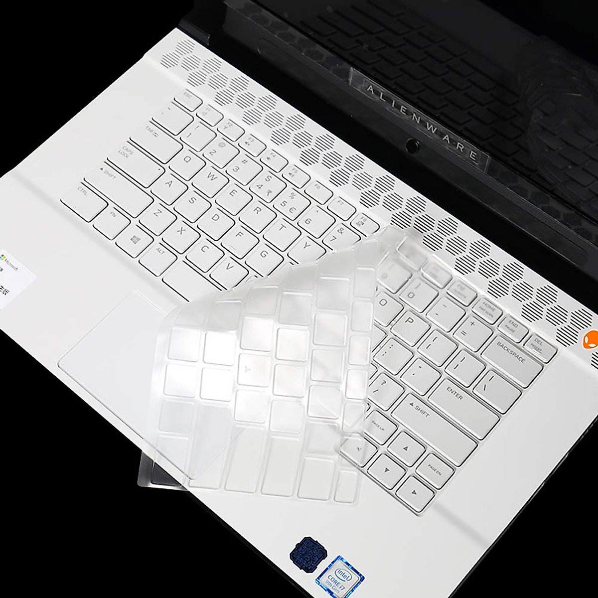 Keyboard Cover for Dell Alienware m15 R2 R3 R4 15.6 Gaming Laptop, Dell G7 17-7700 Gaming Laptop Accessories Keyboard Cover (Not Fit m15 R5 R6)- TPU