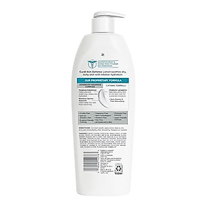 Curel Itch Defense Calming Body Lotion, Moisturizer for Dry, Itchy Skin, Body and Hand Lotion, with Advanced Ceramide Complex, Pro-Vitamin B5, Shea Butter, 20 Oz