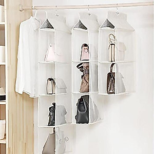 MSR Imports Pull Down Hanging Closet Caddy - Storage Space Organization System Gray