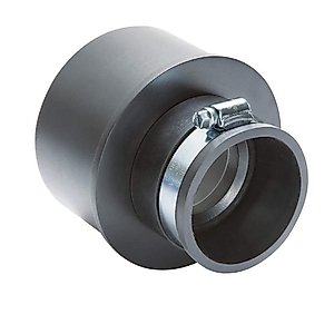 Dust Right 2.5'' Pack of 2 Dust Collection Ports – Port Fits for 2.5” Dust Collection Hose – Plastic Shop Vac Adapter – Rockler Dust Collection Fittings Includes Two Ports & Two Metal Hose Clamps