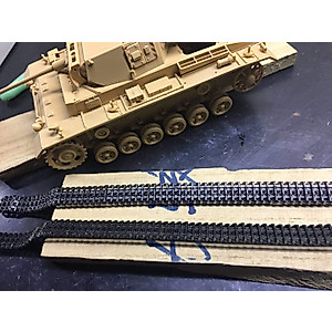 Warp United 1/35 Metal Track Type A Links: German Panzer III IV Tank Nashorn Hummel Mid Production Model Kit