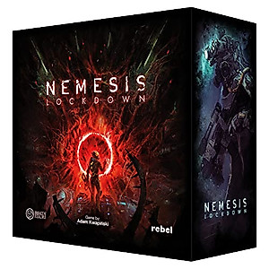 Nemesis Lockdown Board Game - Sci-Fi Horror Game, Tabletop Miniatures Strategy Game, Cooperative Adventure Game for Kids & Adults, Ages 14+, 1-5 Players, 90-180 Min Playtime, Made by Rebel Studio