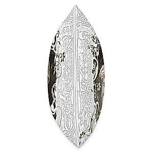 Happy Catholics Innocence Bouguereau Art Catholic Mary and Baby Jesus Lamb Throw Pillow, 16x16, Multicolor