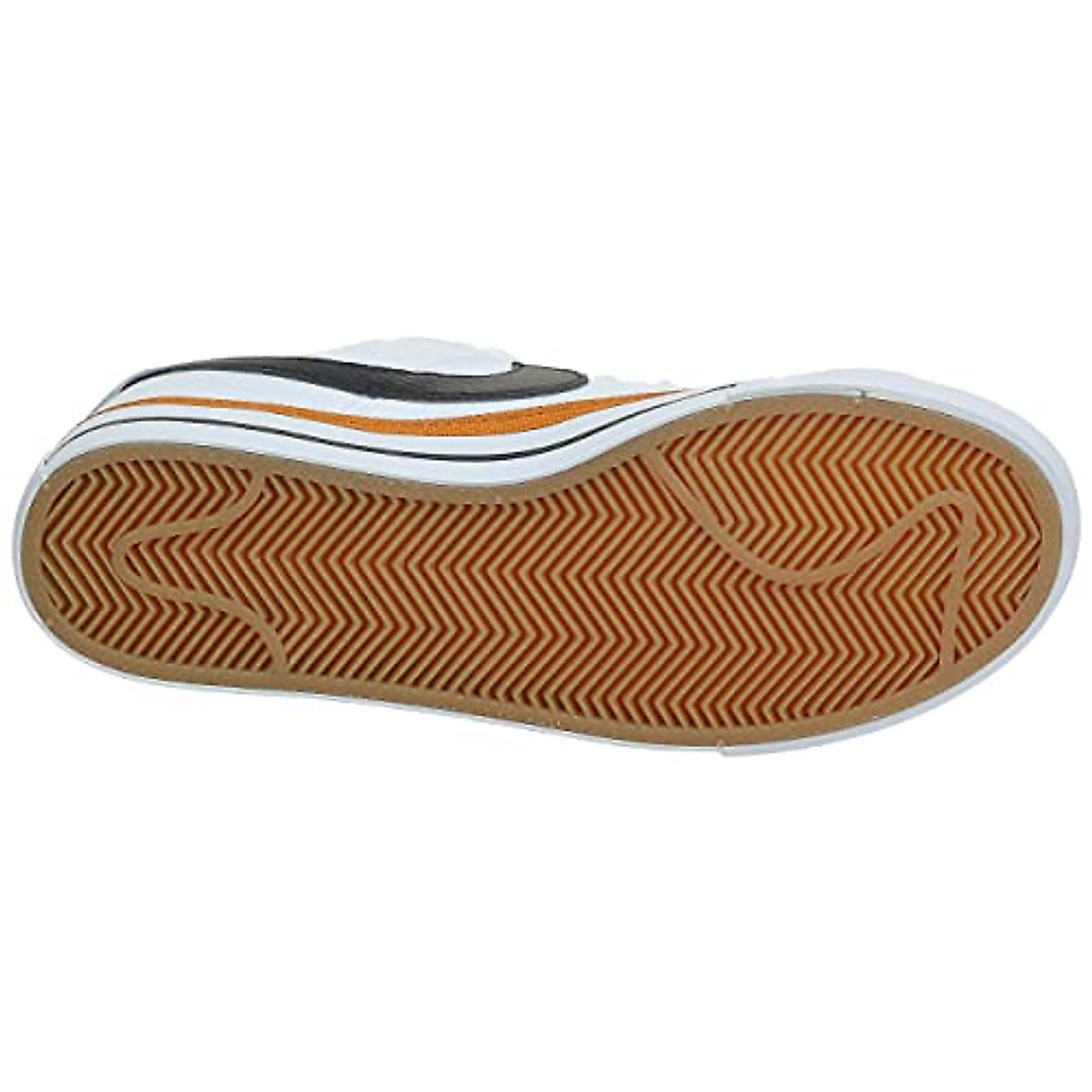 NIKE Women's Low-Top Sneakers, White/Desert Ochre/Team Orange/Black, 5.5