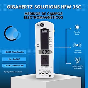 HFW35C EMF Meter RF Analyzer and RF Meter for High Frequency Range (2.4GHz - 6.0 GHz)