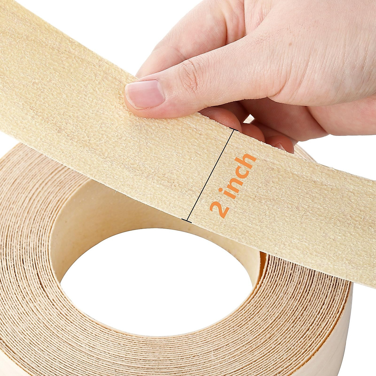 Yarlung 2 Inch x 50 Feet Roll Wood Veneer Edge Banding, Preglued Birch Plywood Edging Iron on with Hot Melt Adhesive, Flexible Wood Tape Sanded to Perfection for Furniture Restoration