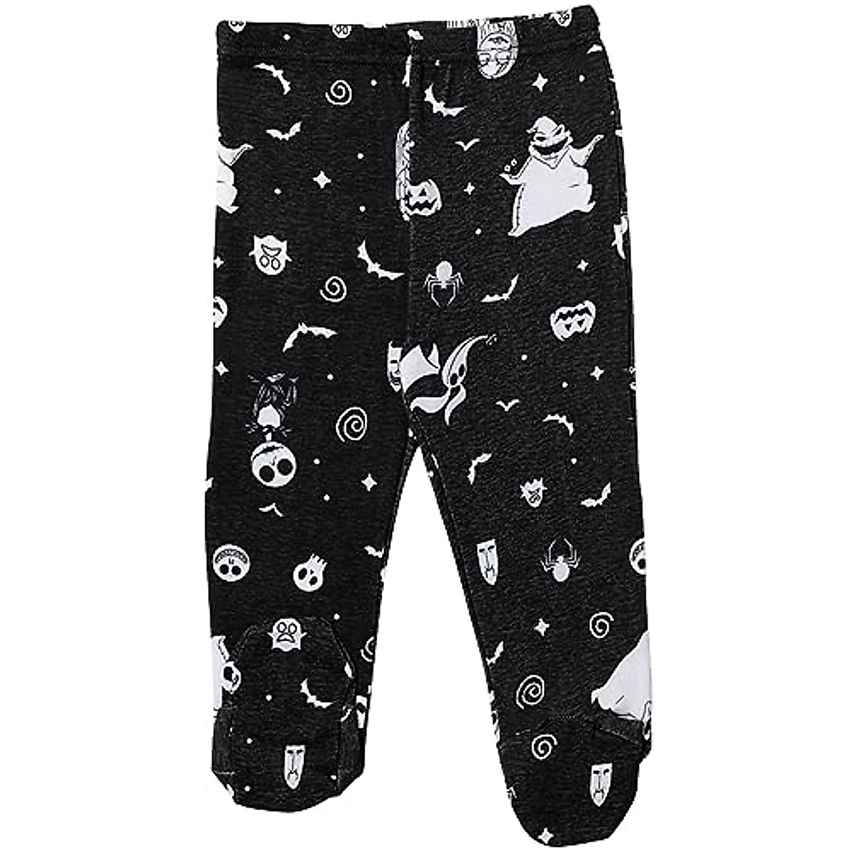 Disney Nightmare Before Christmas Newborn Baby Boys Short Sleeve Bodysuit Pants and Hat 3 Piece Outfit Set 0-3 Months