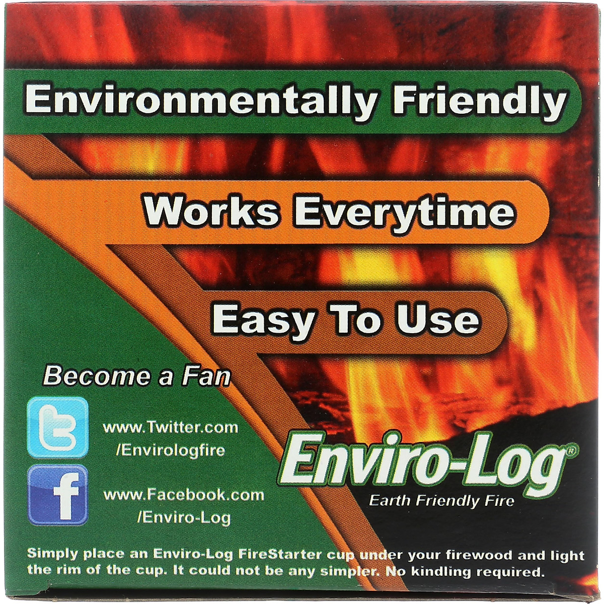 Fire Starter,Cup,8 Count by Enviro-Log